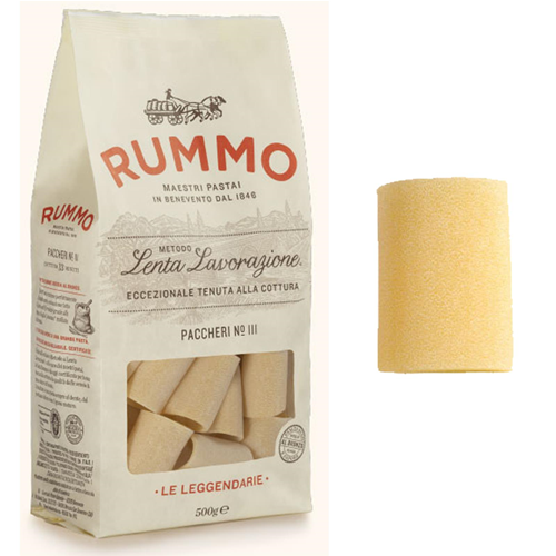 Pasta Rummo - Le Leggendarie - Paccheri N° 111 - Pack 500 g - Rummo - 3473